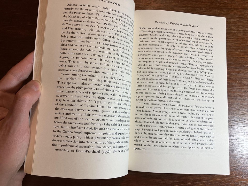 Victor Turner / Ritual Process Structure and Anti-Structure Foundations ...