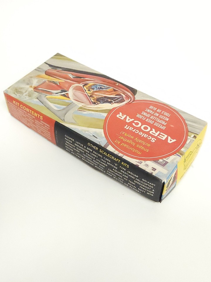 Rare Scalecraft Aerocar motorised snap together kit - Vintage Spaceship ...