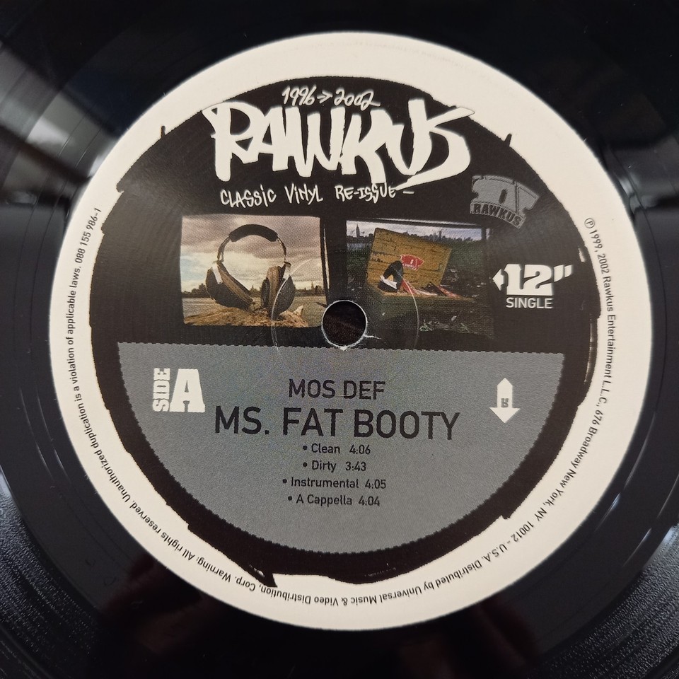 MOS DEF DJ PREMIER Mathematics Ms Fat booty Hip Hop 12" RAWKUS ...
