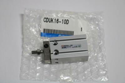 SMC CDUK16-10D DBL Acting Non-Rotating Air Cylinder, 16mm Bore, 10mm ...