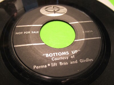 BOTTOM'S UP PERMA LIFT BRAS AND GIRDLES 7" 45 PROMO RADIO JINGLE ...
