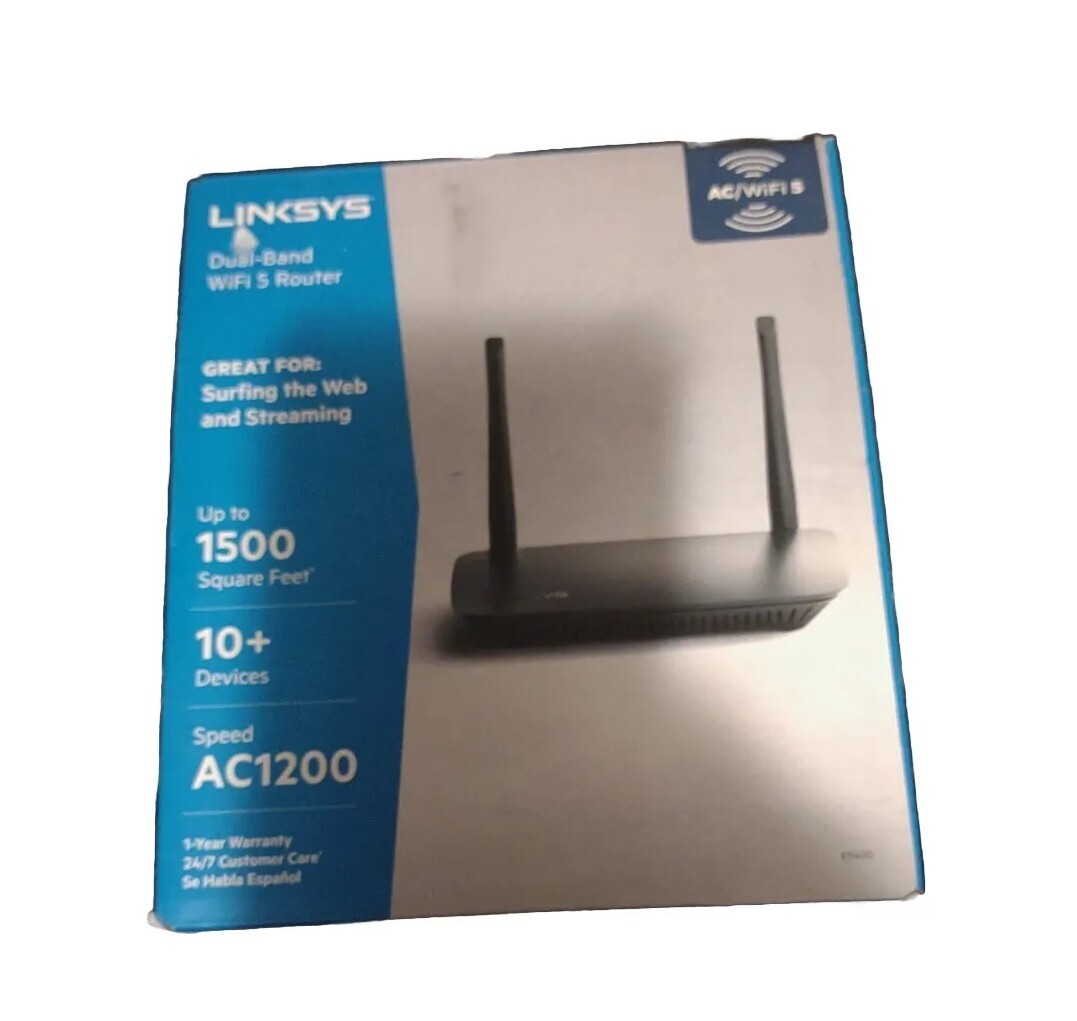 Linksys AC1200 1.2 Gbps Speed WiFi Router - E5400 745883774005 | eBay