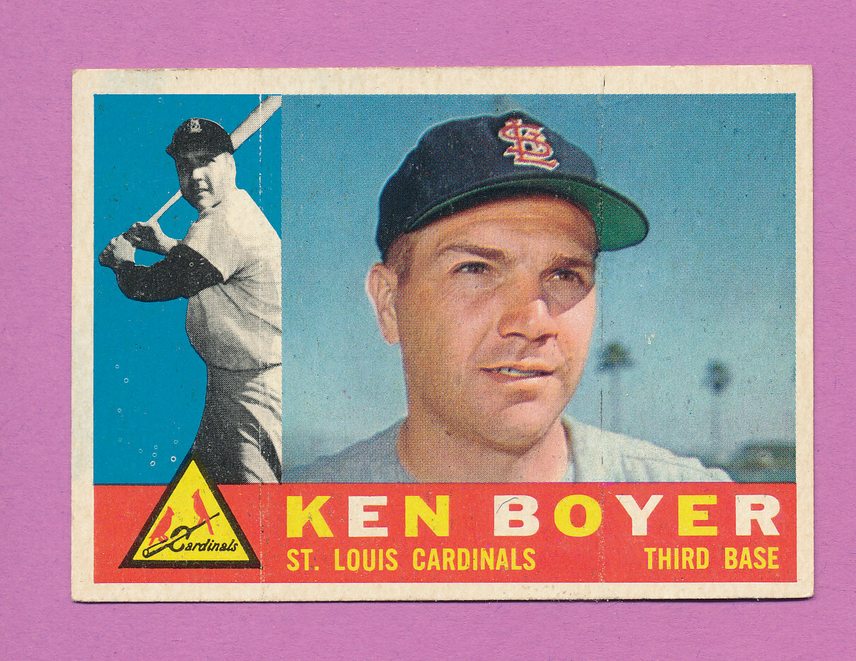 VG-EX+/- KEN BOYER 1960 TOPPS #485 VINTAGE UNCREASED w/ROLLER MARKS *TPHLC-0843 | eBay