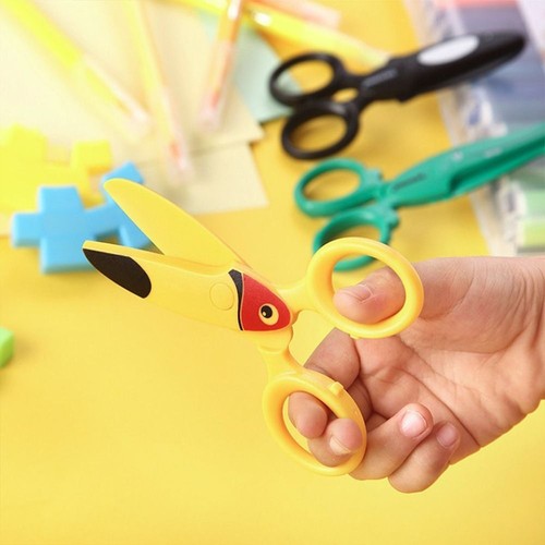 DIY School Safety Scissors Cartoon Scissors Paper Cutter Handcraft ...