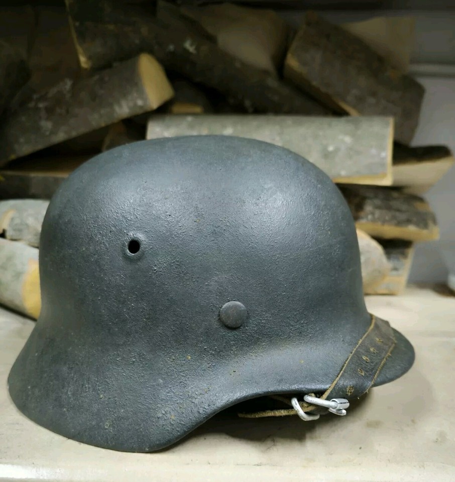 WW2 M40 German Helmet WWII M40 Combat helmet size 62 Free Shipping | eBay