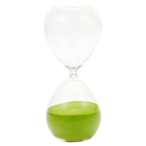 8 Or 30 Min Glass Sand Egg Timer Kitchen Office Gift Box Freestanding ...