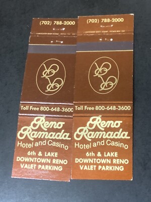Vintage Nevada Matchbook Lot “Reno’s Ramada” | eBay