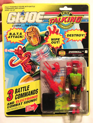Vintage G.I. Joe Action Figure Overkill B.A.T.S. Leader 1991 MOC 3.75 ...