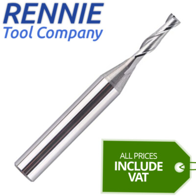 Solid Carbide 2 Flute Down Cut Router Bits / Cutters - All Sizes On A 1 ...