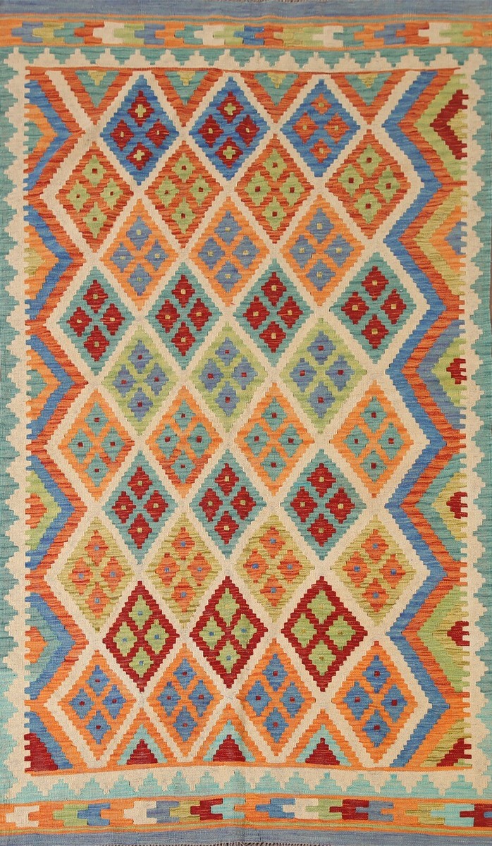 Vintage Large Persian Kilim With Abstract Pattern Modern Leonie Black