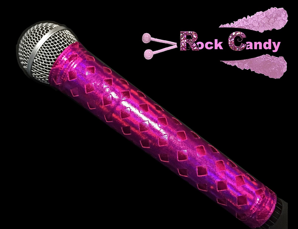Purple Sparkly Microphone