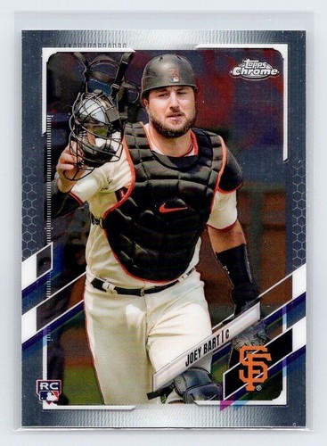 2021 Topps Chrome - Joey Bart #109 Fielding (RC) San Francisco Giants ...