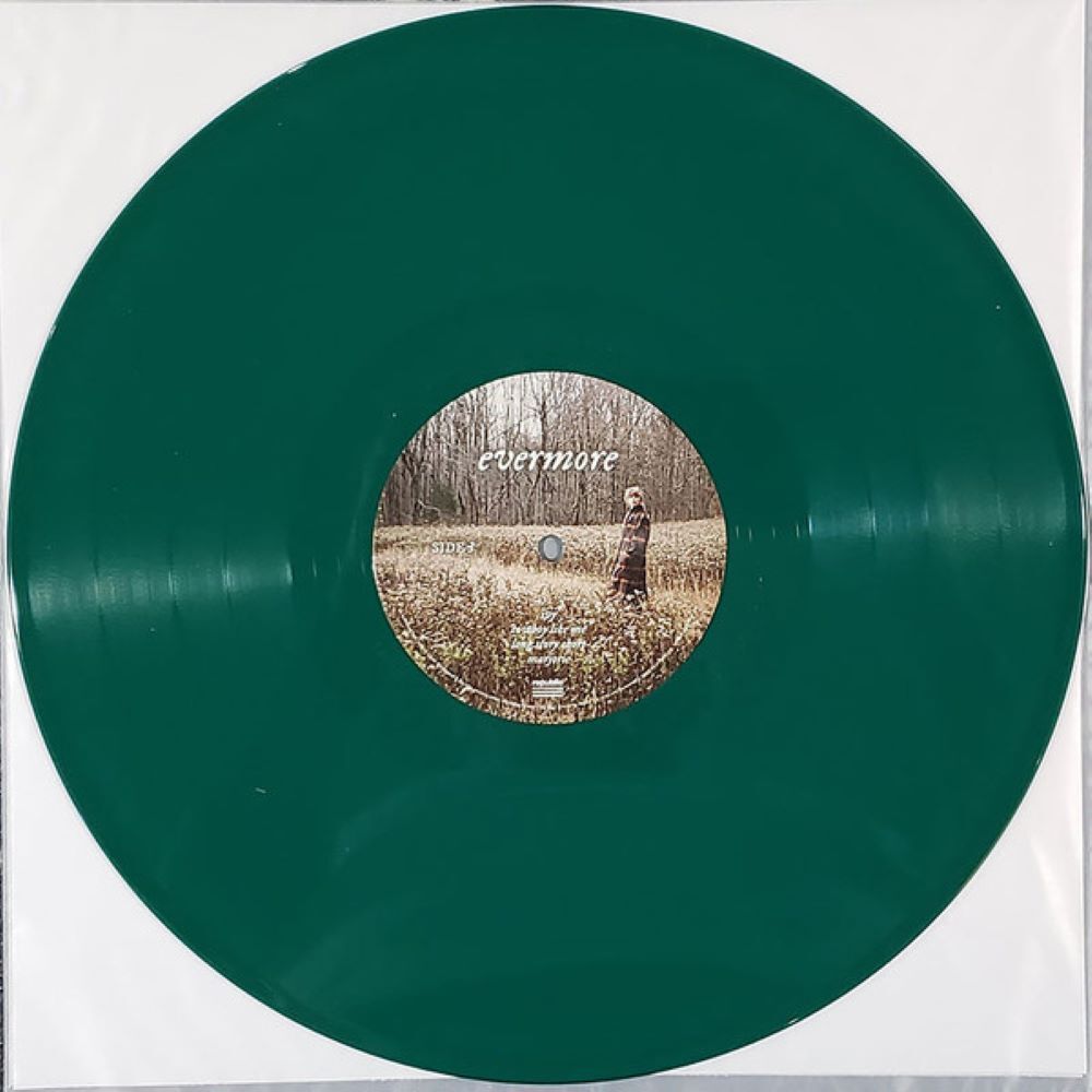 Taylor Swift Evermore Vinyl LP Deluxe Edition Green Colour 2021 NEW ...