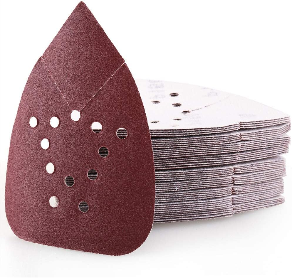 150 Grit Sanding Pads for Black and Decker Mouse Sanders, 50PCS Hook ...