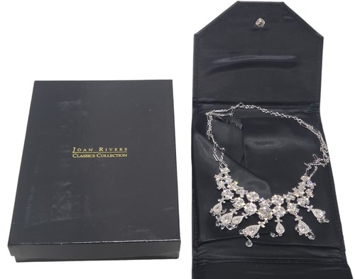 JOAN RIVERS Classics Collection Rhinestone BIB Style Large Necklace | eBay
