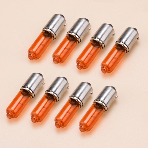 MOTORCYCLE MOTORBIKE MINI WINKER INDICATOR BULBS 12V 21W AMBER Set of 8 ...