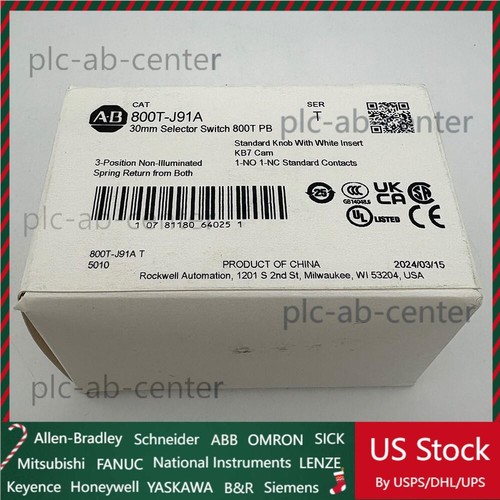 800T-J91A New AB 30mm Selector Switch 800T PB 800TJ91A US Free Tax ...