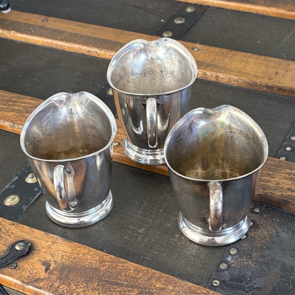 Vintage Silver Plate TRIO Classic Creamers (Teapots) | eBay