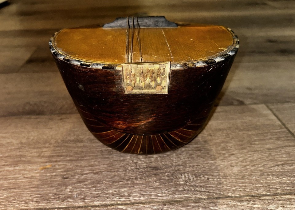Antique 8 String Mandolin Bowl Back Mother Of Pearl Inlay READ | eBay