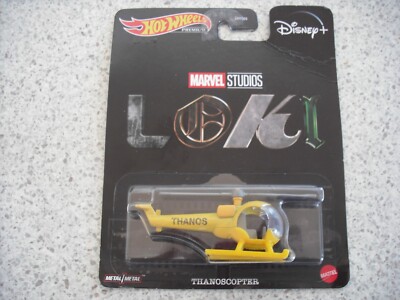 2022 HOT WHEELS DIE CAST ENTERTAINMENT SET MARVEL LOKI THANOSCOPTER ...
