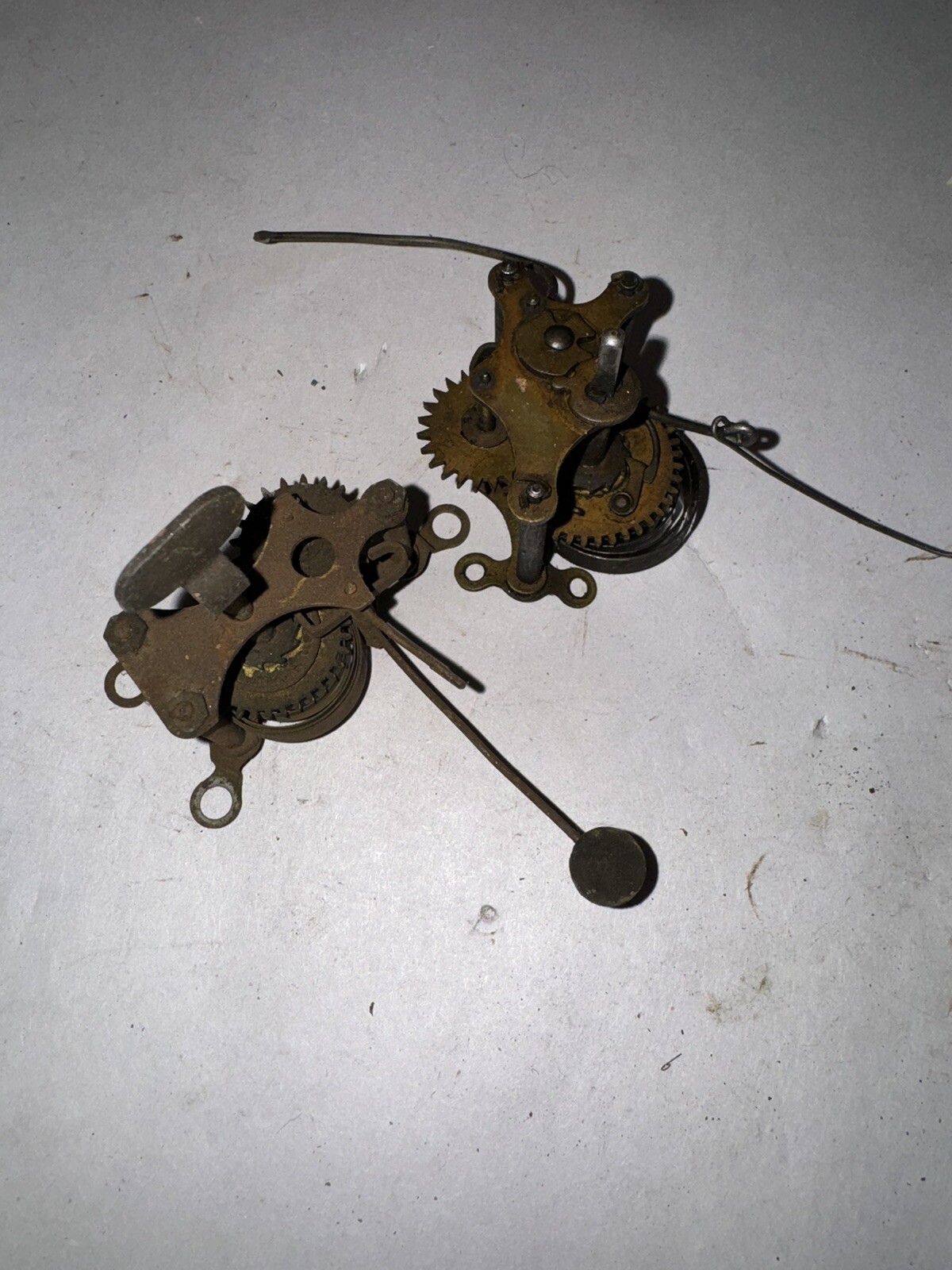 Pair Of Antique American Alarm Movements For Parlor/Kitchen Clocks | eBay