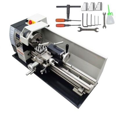 Metal Lathe 8"x16" Electronic Leadscrew Gearless Metric & Inch Lathe 1 ...