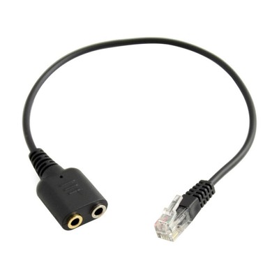 PC to Phone Headset Adapter Analog Headphone Jack Telephone | eBay