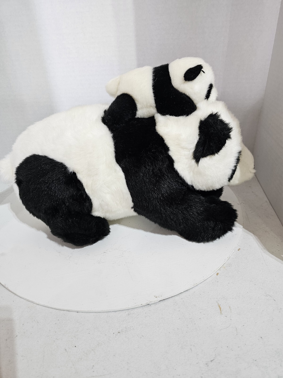 AURORA PANDA BEAR with BABY CUB 15" Plush Stuffed Animal #BG01 | eBay