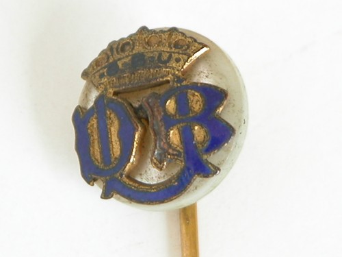 ANTIQUE Enamel Dublin British Royal Crest Pin Lapel P… - Gem