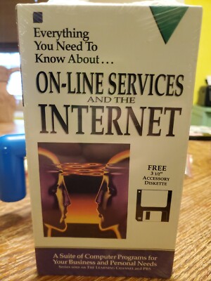 Vintage Online Services And The Internet Vhs. Original Seal, Internet ...