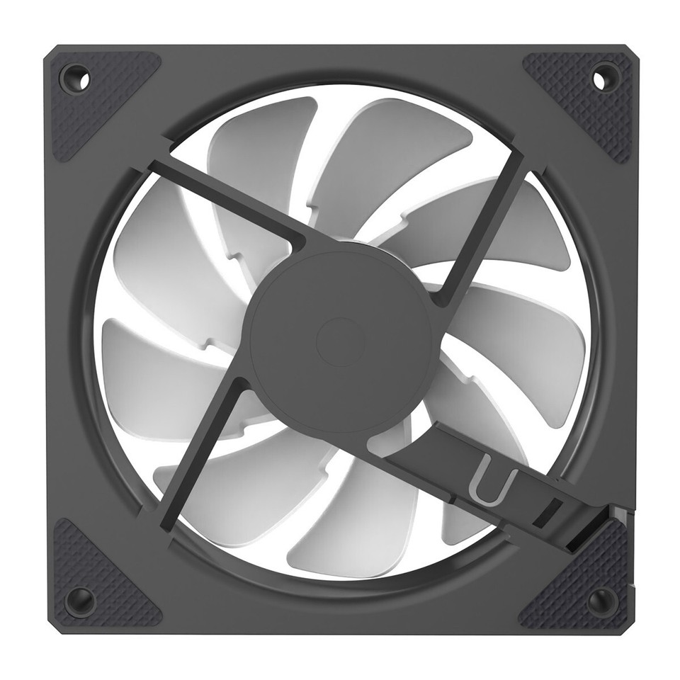 CIT Pro Storm 120mm 12cm Three-Sided Infinity ARGB Black 4pin PWM PC ...