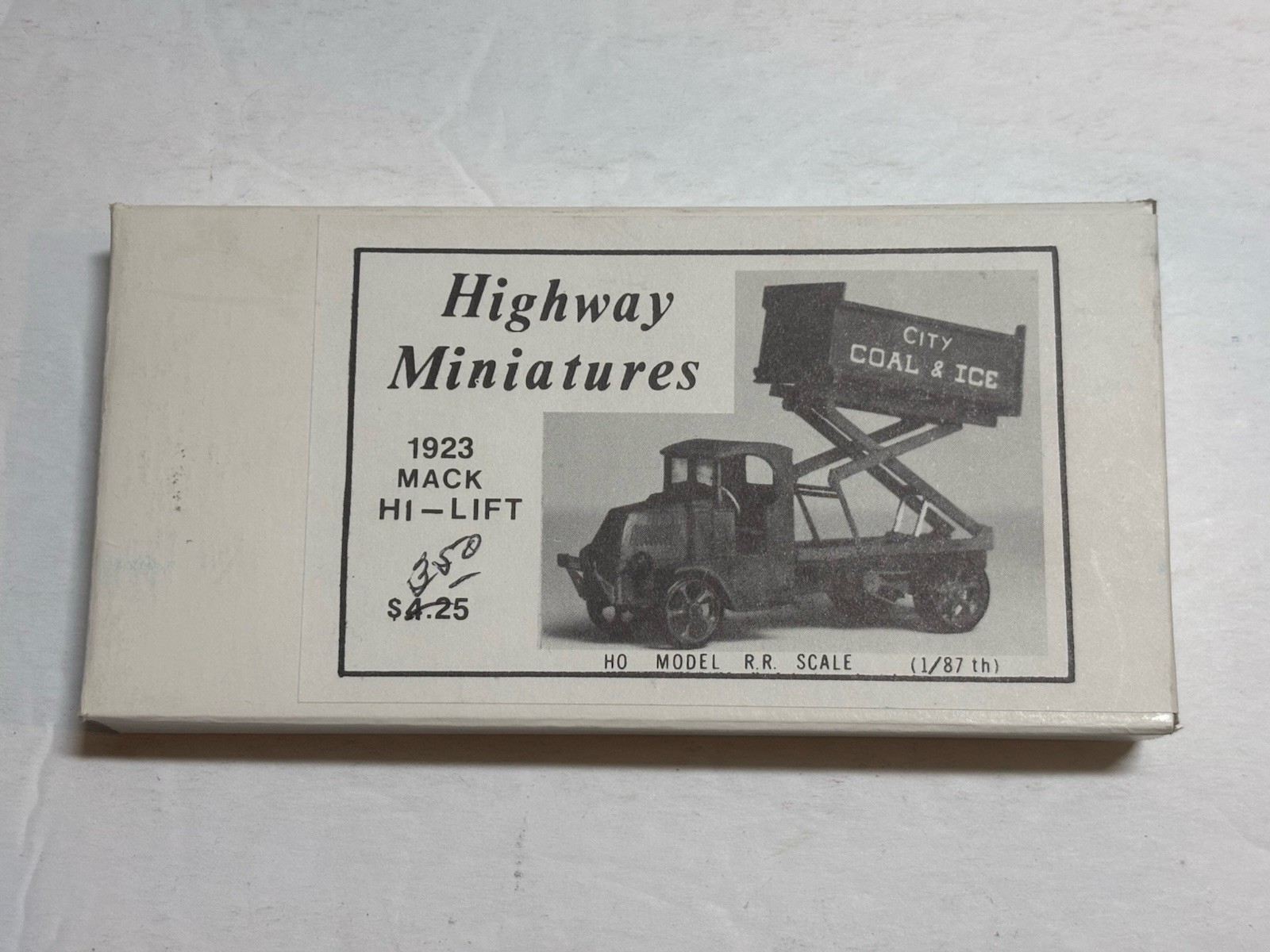 Jordan Products Highway Miniatures HO Scale 1923 Mack Hi-Lift Kit #360 ...