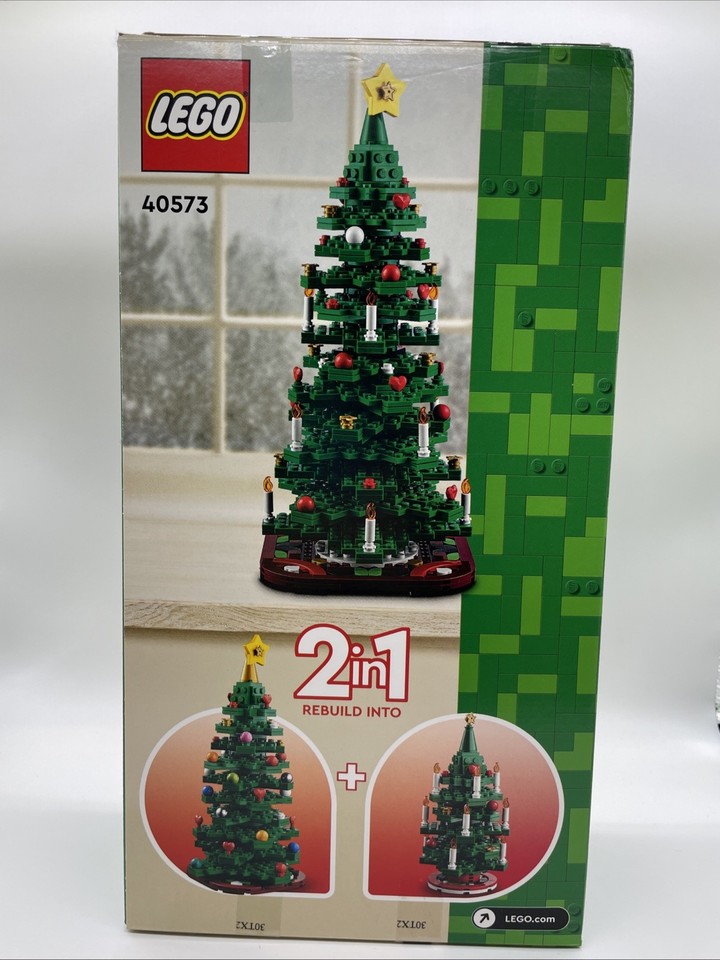 Lego 40573 Christmas tree 2 in one Holiday gift toy Building set - NEW ...