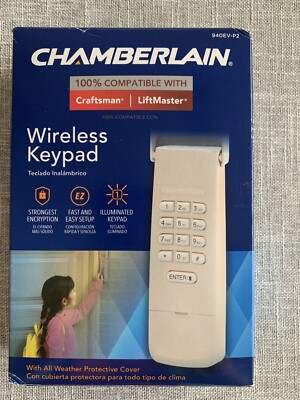 Chamberlain G940EV-P2 Garage Keyless Door Entry Keypad Open Box ...