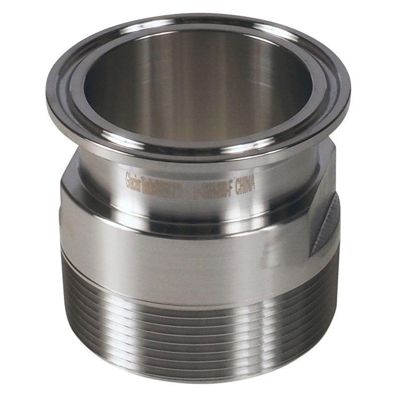 Tri Clamp to MNPT Adapter | 2 inch x 2 - Sanitary SS304 (3 Pack) | eBay