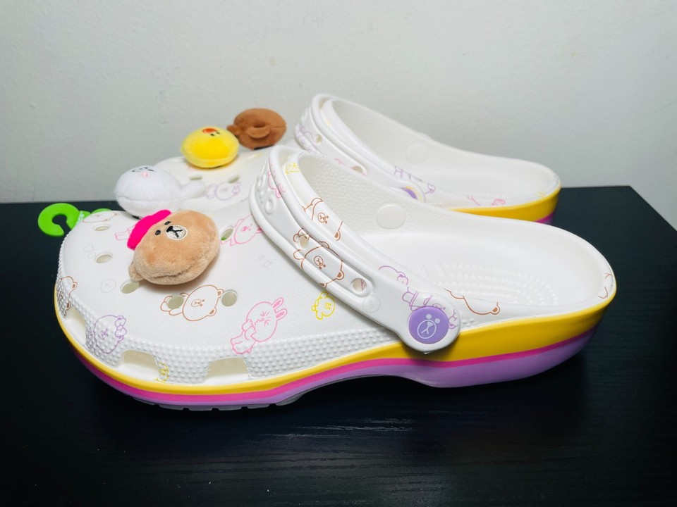 CROCS LINE FRIENDS CLASSIC CLOG Men's 7/Women's 9-New with tags | eBay