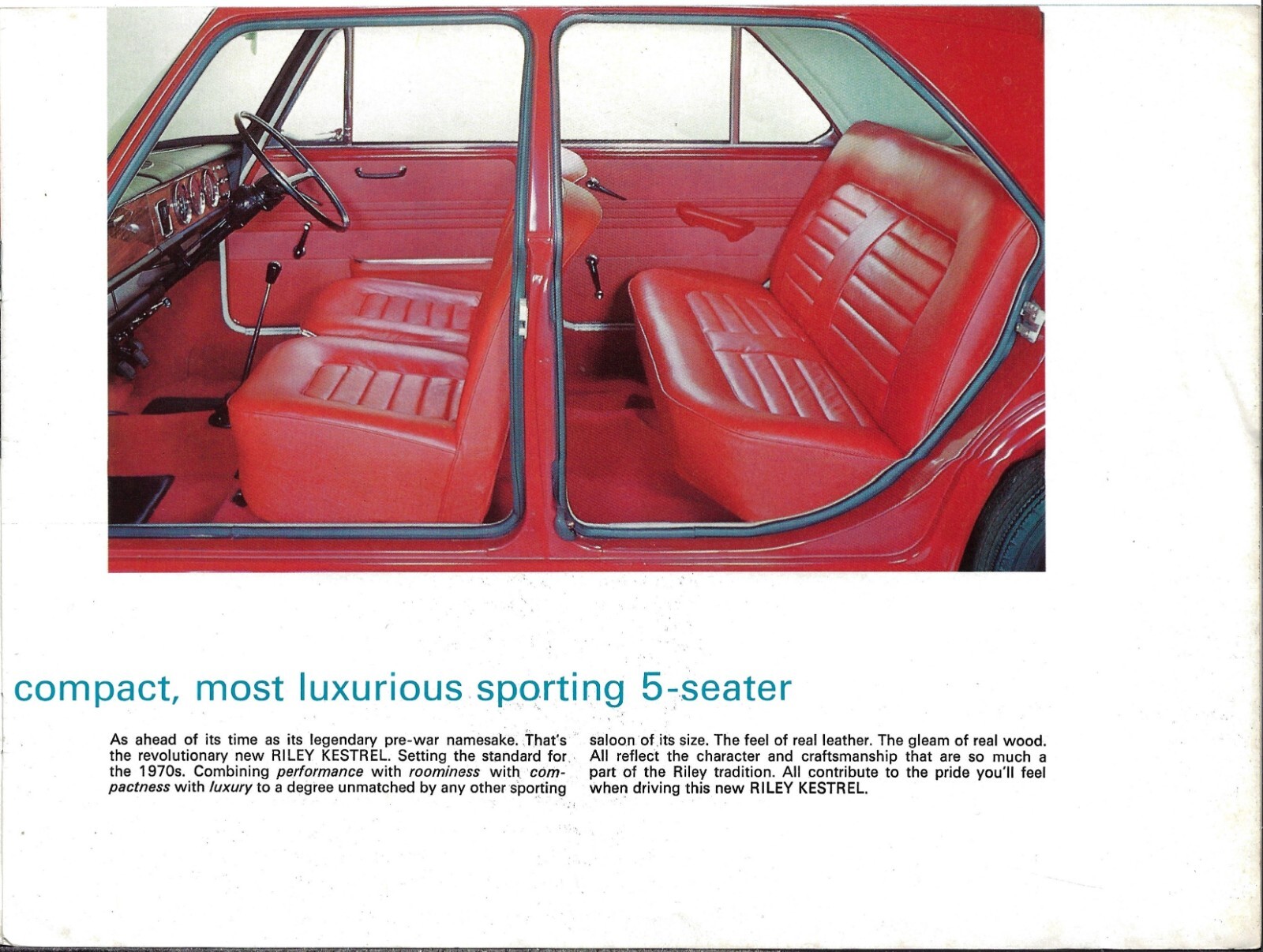 Riley Kestrel 1100 Mk1 1965-1967 UK Market Sales Brochure | eBay UK