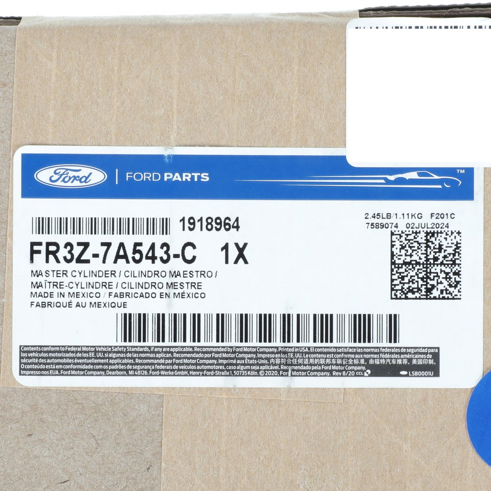 OEM NEW Ford Mustang 2015-2017 Master Cylinder Assembly FR3Z-7A543-C | eBay