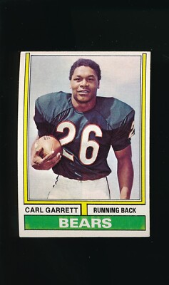 1974 Topps #506 Carl Garrett * Running Back * Chicago Bears * EX-MT * 3 ...