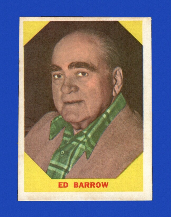 1960 Fleer Set-Break # 23 Ed Barrow NR-MINT *GMCARDS* | eBay