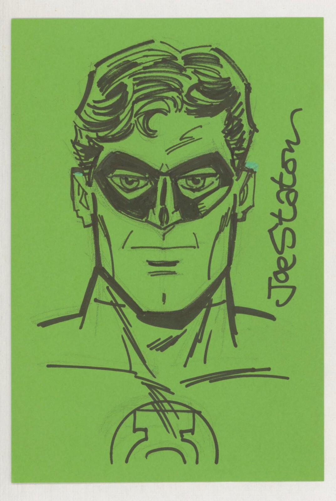 Joe Staton Signed Original DC Comics JLA Art Sketch ~ Hal Jordan Green Lantern | eBay