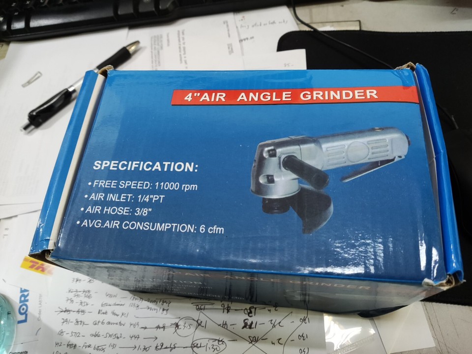 4" Air Angle Grinder IMPA 592071 Equivalent to MAG9000 Derusting Tool ...