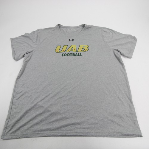 UAB Blazers Under Armour HeatGear Short Sleeve Shirt Men's Gray New | eBay