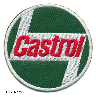 Castrol Patch Embroidered Sew Iron on Motorbikes Cars Motor Oil ...