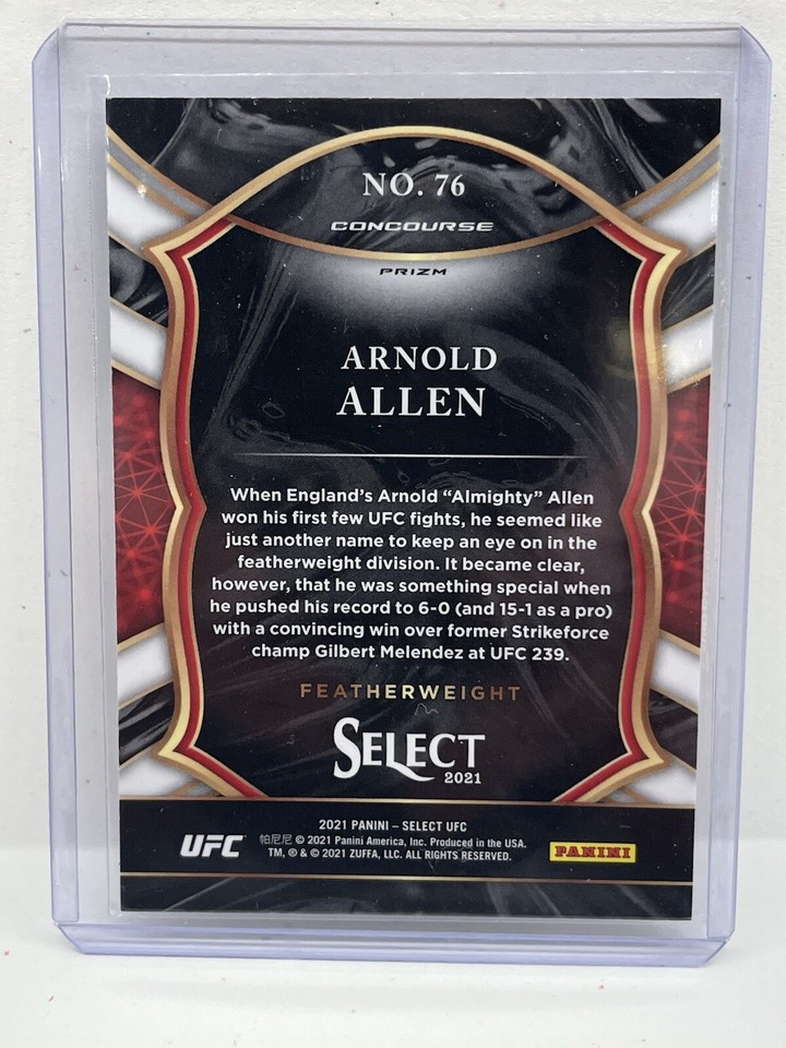 Arnold Allen Select Disco UFC 76 2021 | eBay