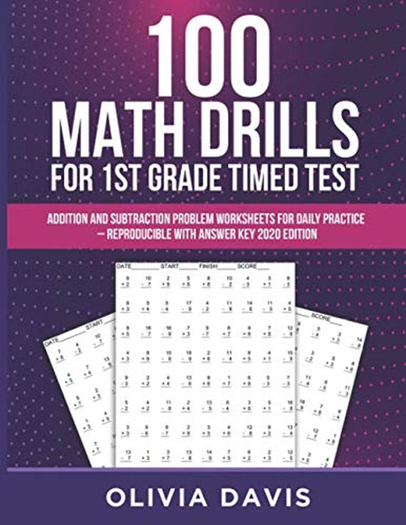 Math Addition Worksheets 100 Problems