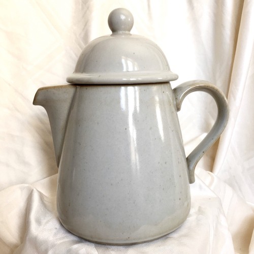Dansk Stoneware Farmhouse Coffee / Tea Pot Kettle Pitcher Oatmeal Beige ...