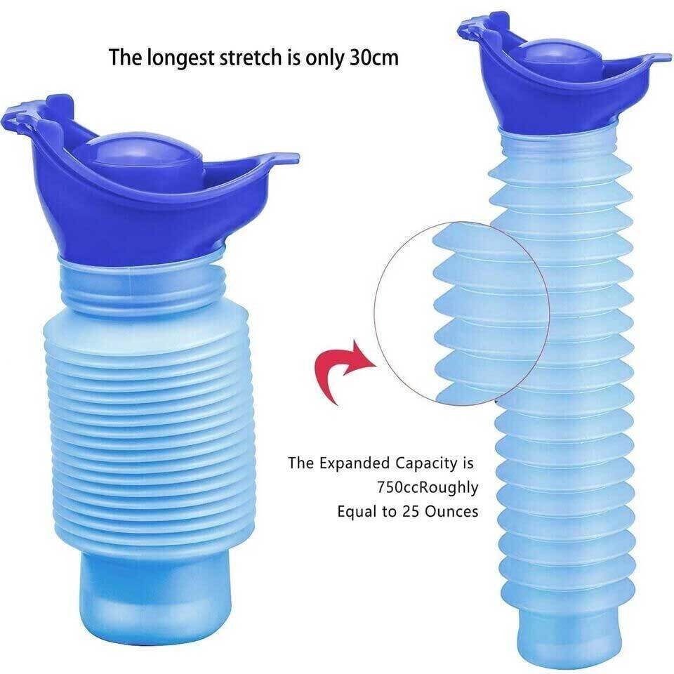 2X Male Female Emergency Portable Urinal Travel Camping Car Toilet Pee ...
