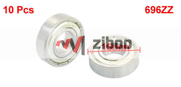 10 Pcs 696ZZ Metal Shields Sealed Deep Groove Ball Bearings 6mm x 15mm ...