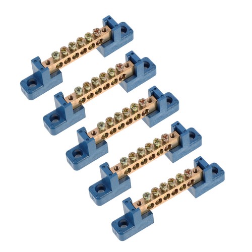 5PCS Terminal Bus Bar Distribution Terminal Bus Bar Brass Terminal ...